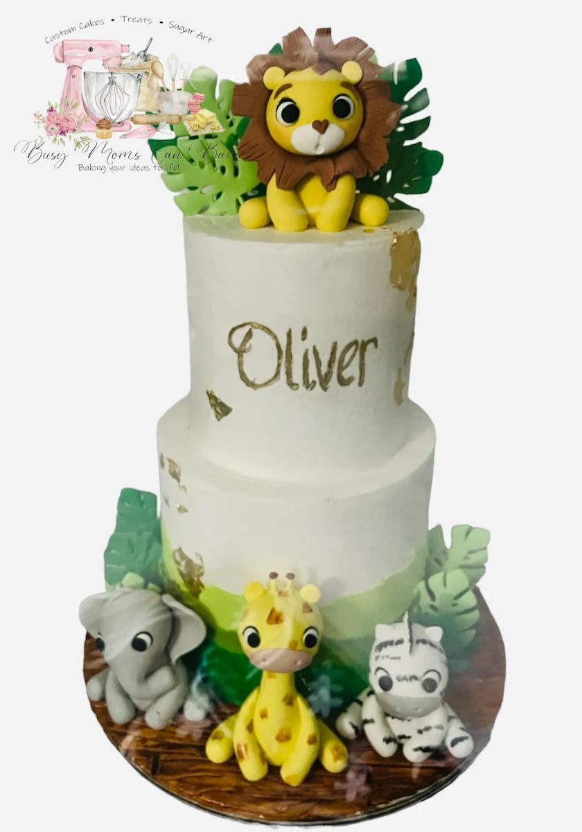 Safari Themed Cake (Two Tiered Option)