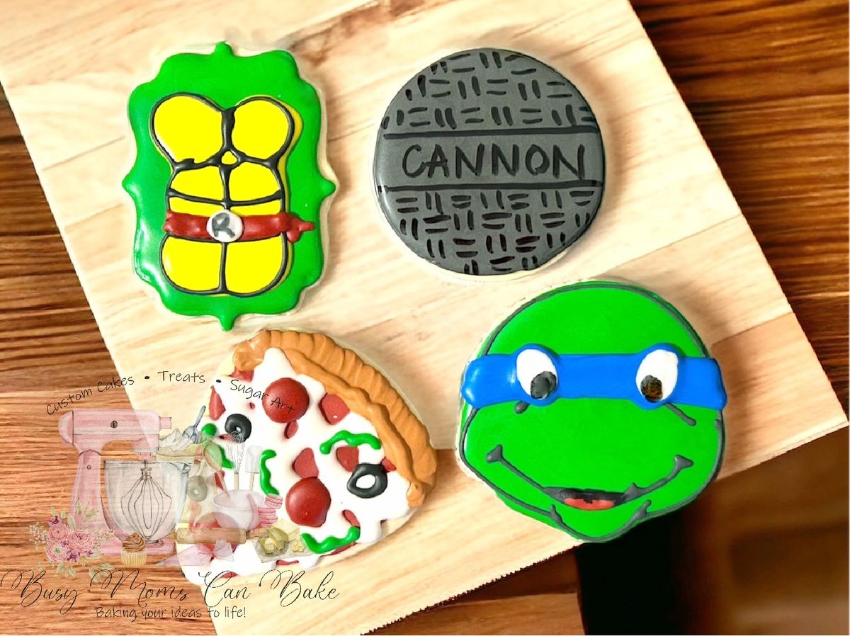 Teenage Mutant Ninja Turtle Cookies