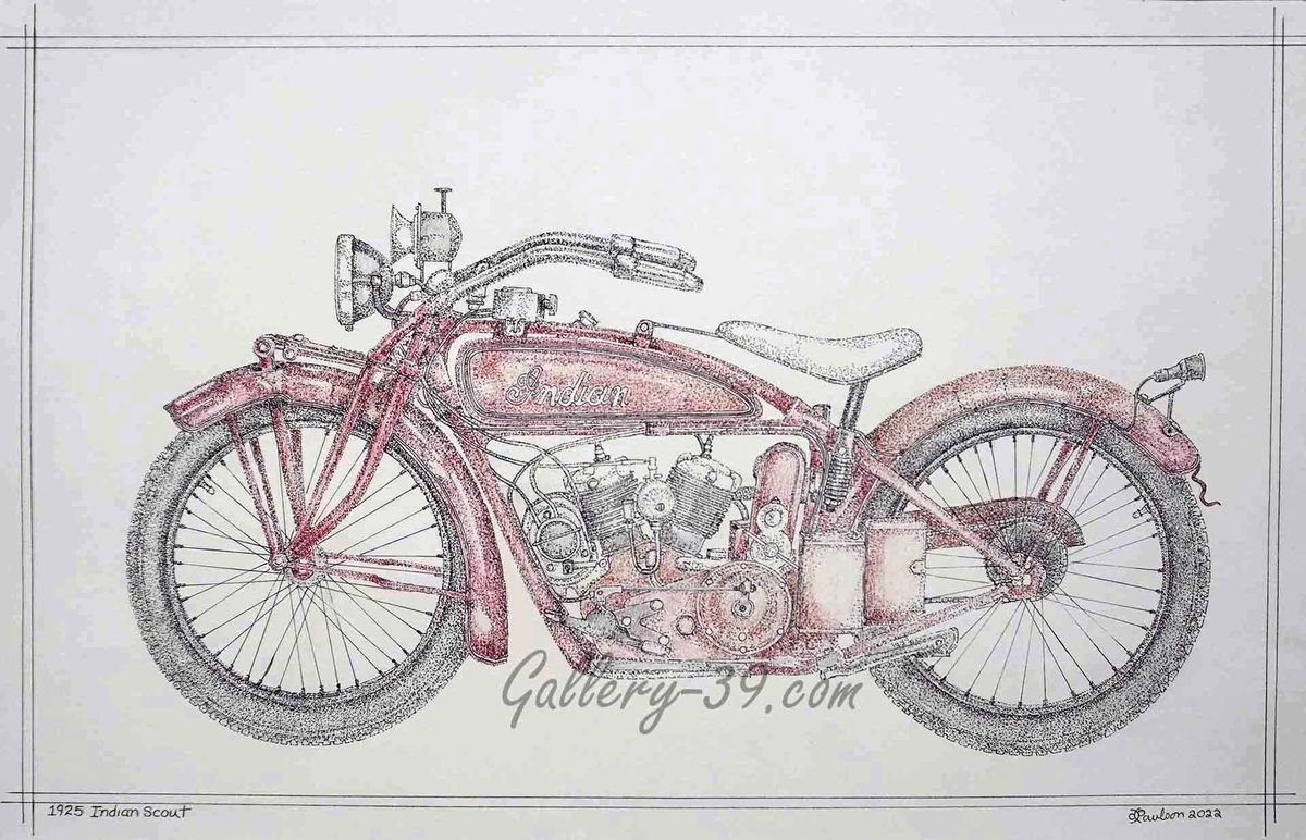 Indian scout 1925 study