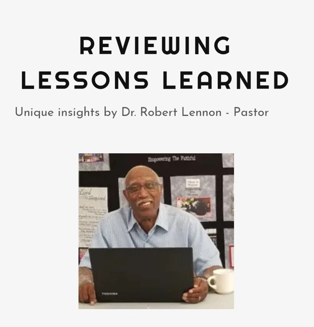 Reviewing Lessons Learned