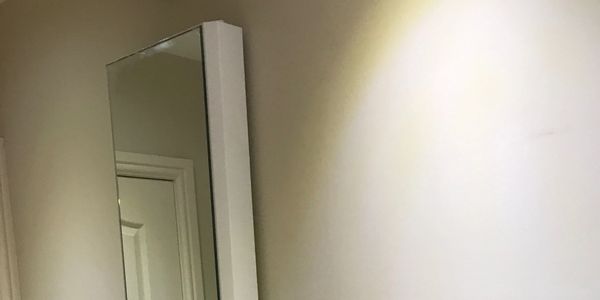 Flat Panel Distressed Copper Mirror - Specialized Radiators