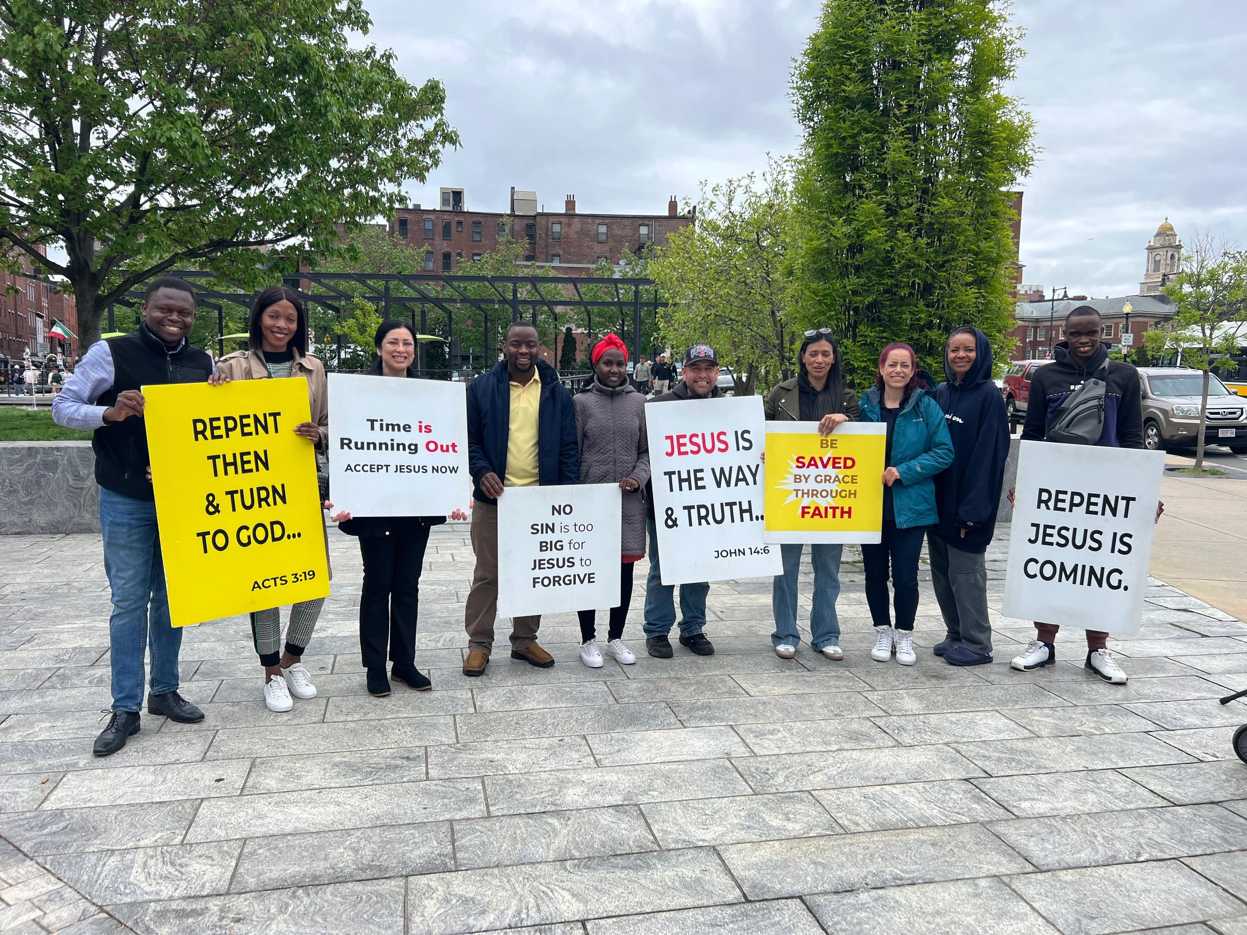 Boston street evangelism