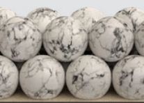 4" CARRERA MARBLE FYRE SPHERES (24" SET)