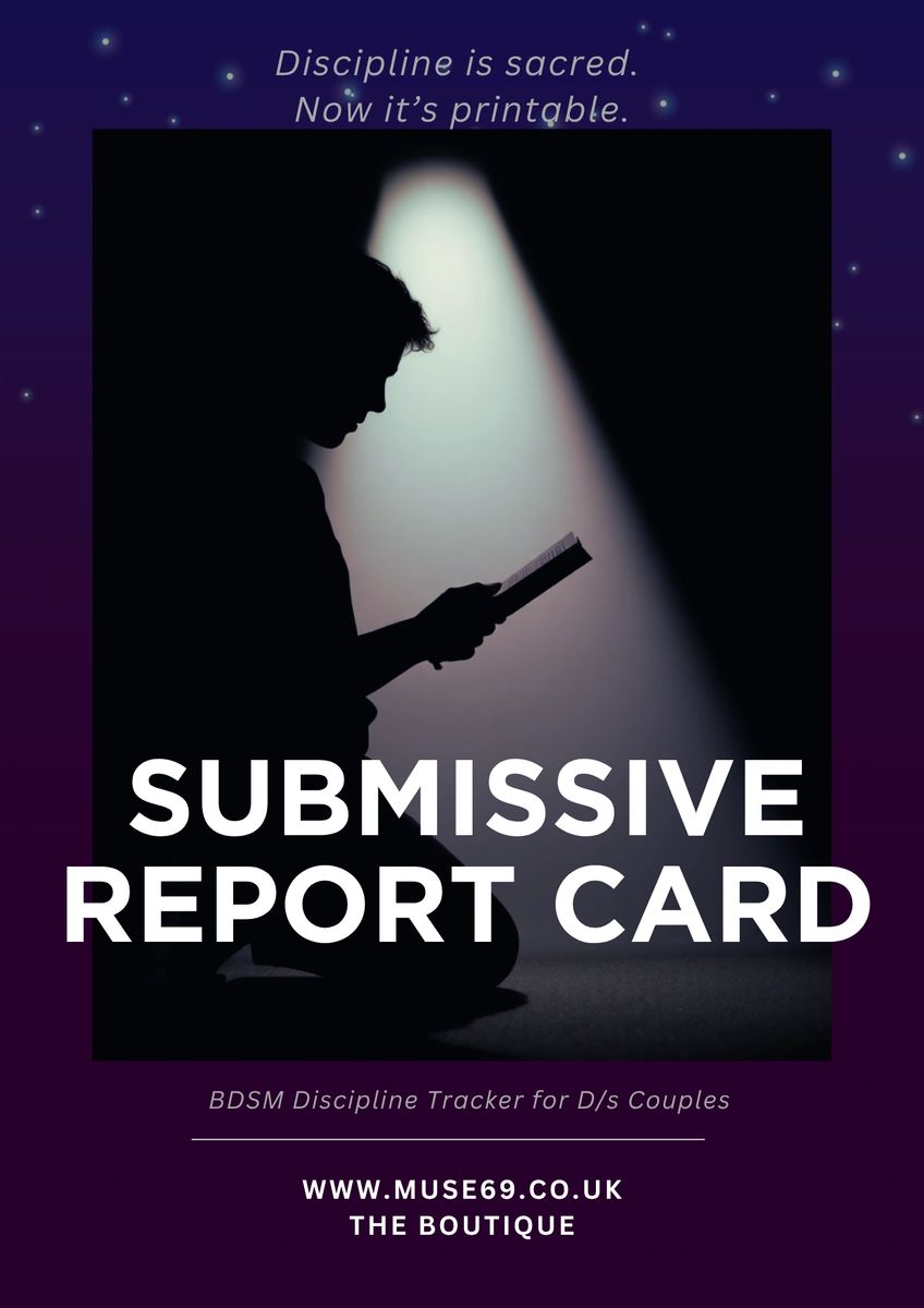 Submissive Report Card – BDSM Discipline Tracker for D/s Couples ...