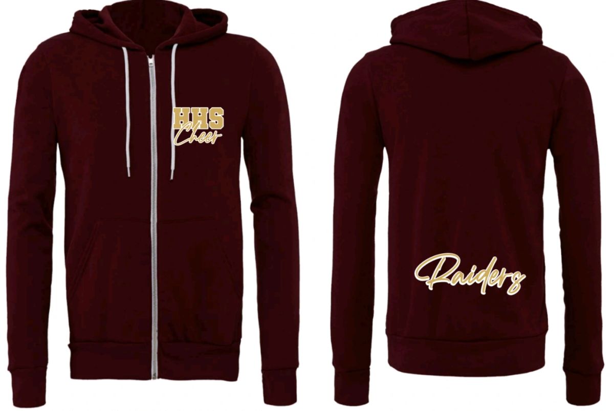 HHS Cheer Zip Up Hoodie