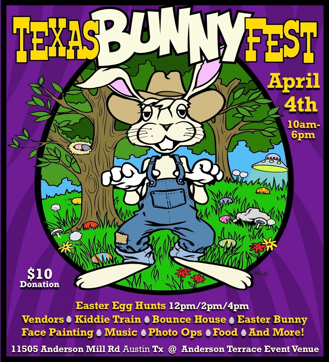 Texas Bunny Fest - Austin Easter Egg Hunt, Austin Easter Bunny