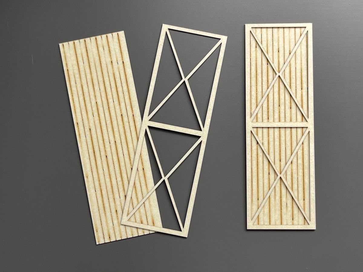 N Scale and HO Scale Doors