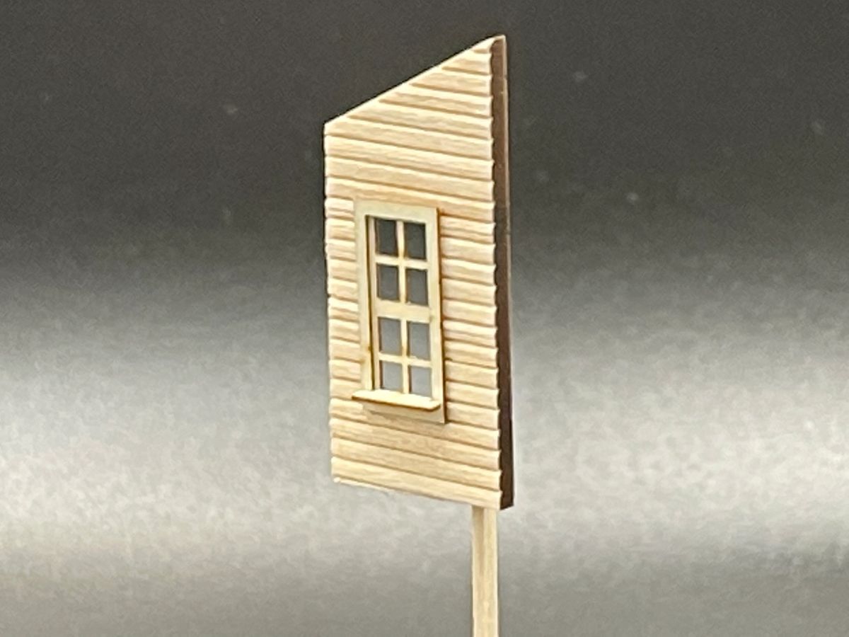 Windows N-Scale 4 over 4 Single with exterior ledges