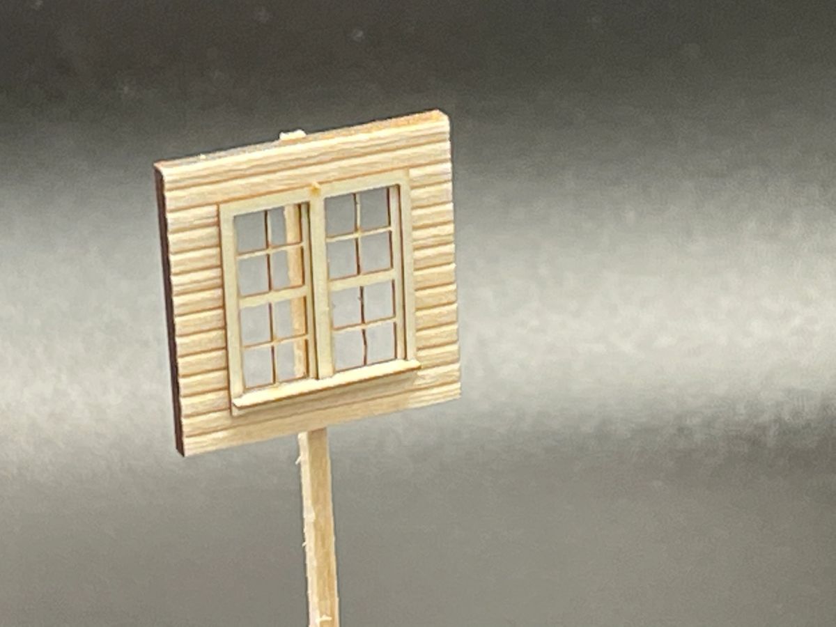 Windows N-Scale 4 over 4 double