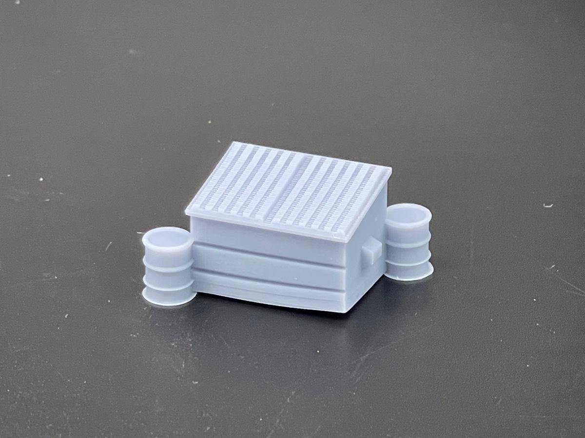 HO Scale Dumpster with Drums DT-031HO-02