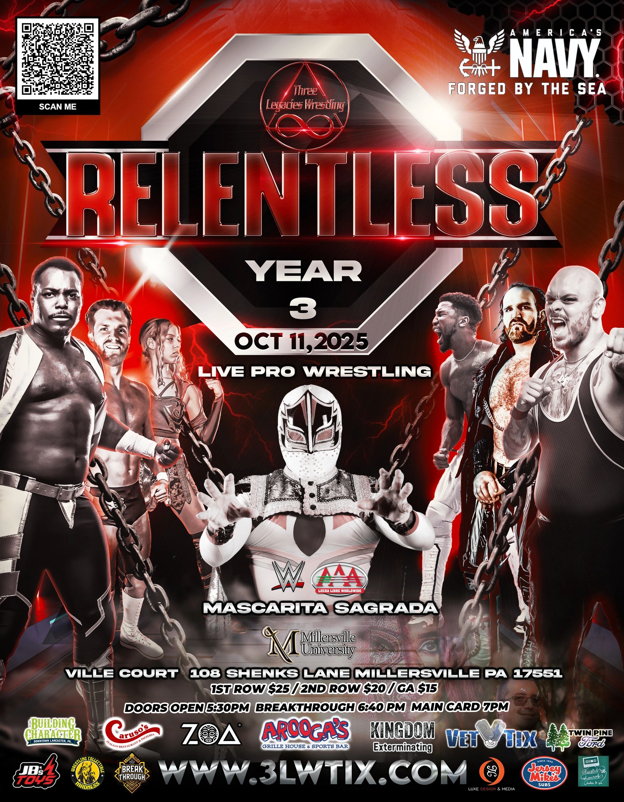 Three Legacies Wrestling - Home of Champions