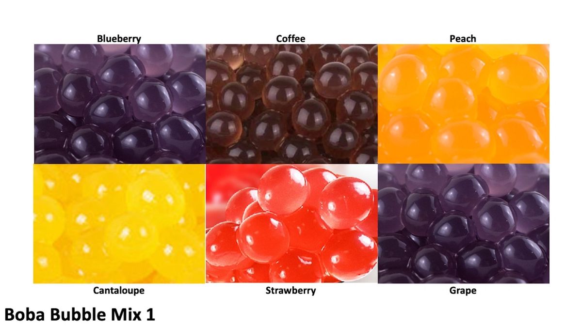 Popping Boba Bursting Bubbles for Bubble Tea Mix 1