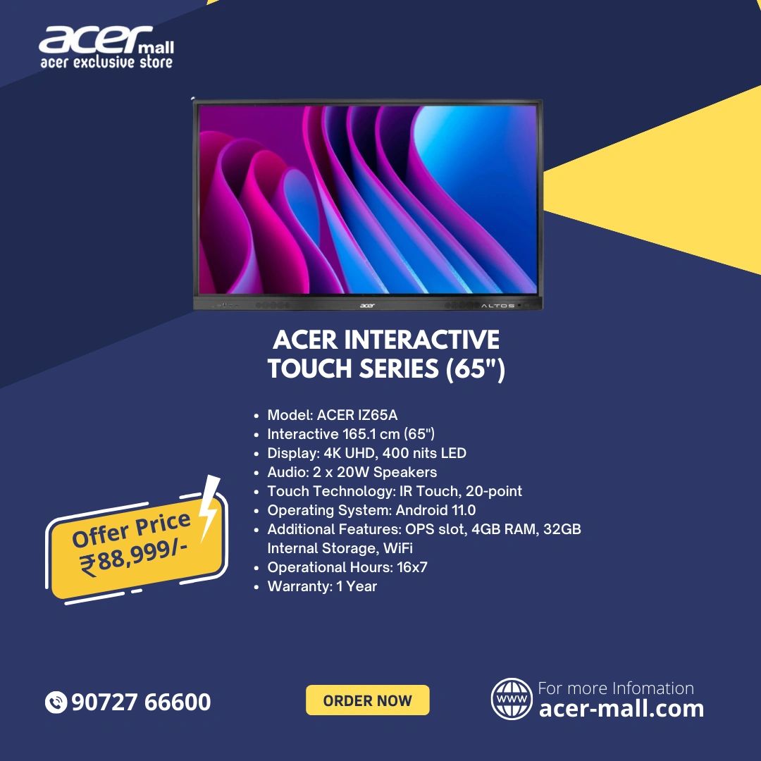 Acer Interactive Flat Panel (65")