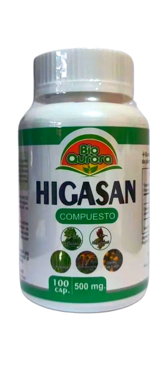 Cápsulas de Higasan x 100 unidades Bioaurora