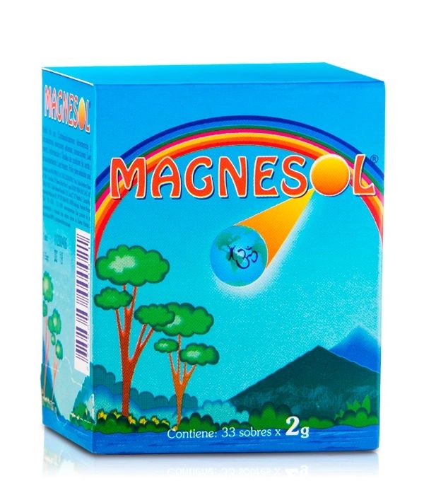 Magnesio en polvo caja x 33 sobres Magnesol
