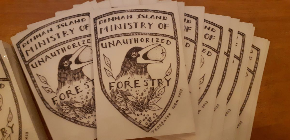 Ministry of Unauthorized Forestry Sticker