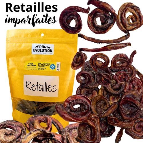 Retailles de Bully Sticks-Bully Buns 200 g