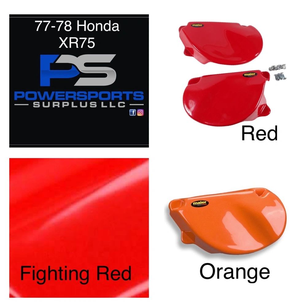 77-78 Honda XR75 Maier Side Panels