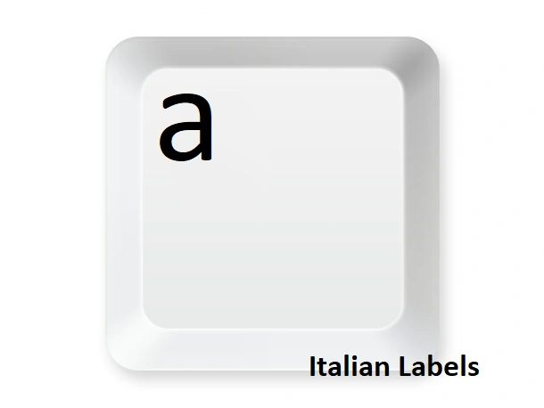 Italian Keyboard Labels