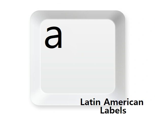 Latin American Keyboard Labels