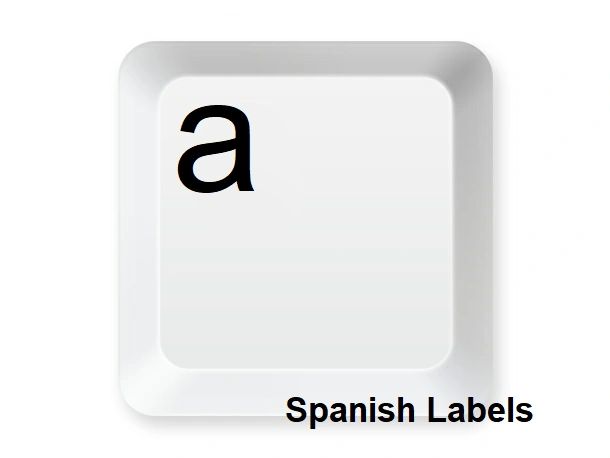Spanish Keyboard Labels