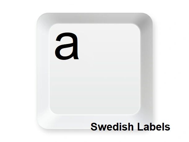 Swedish Keyboard Labels
