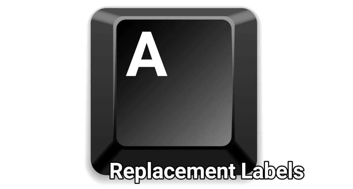 Replacement Keyboard Labels
