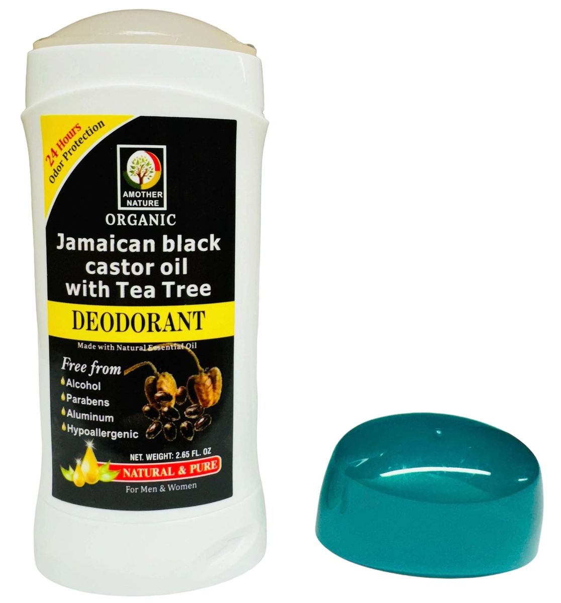 Jamaican Black Castor oil with Tea Tree Deodorant Organic