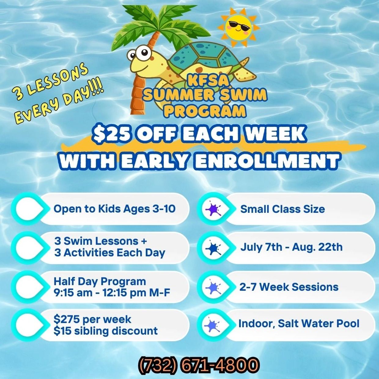 Half Day Swim Camp, Swim Summer Camp, Swim Camp - KidFit Swim Academy ...