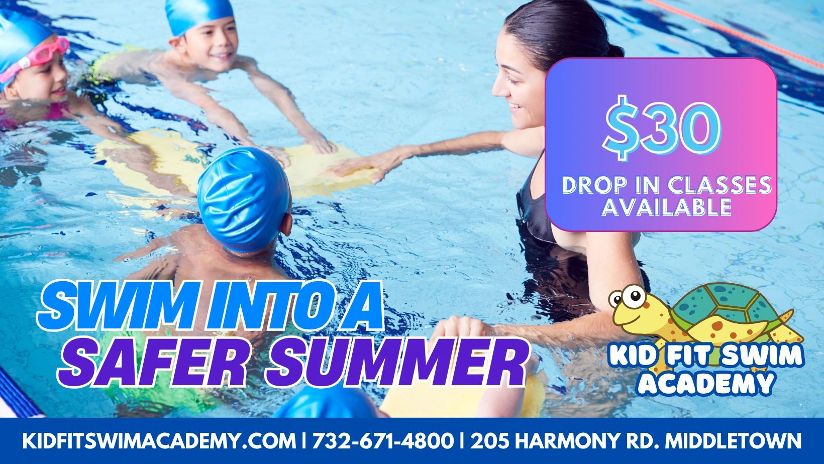 Half Day Swim Camp, Swim Summer Camp, Swim Camp - KidFit Swim Academy ...