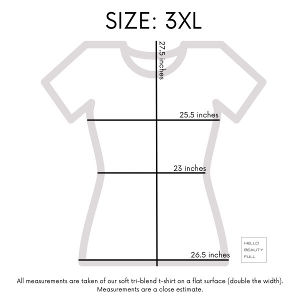 SIZE CHART Hello Beauty Full Co SIZE CHART Hello Beauty Full Co