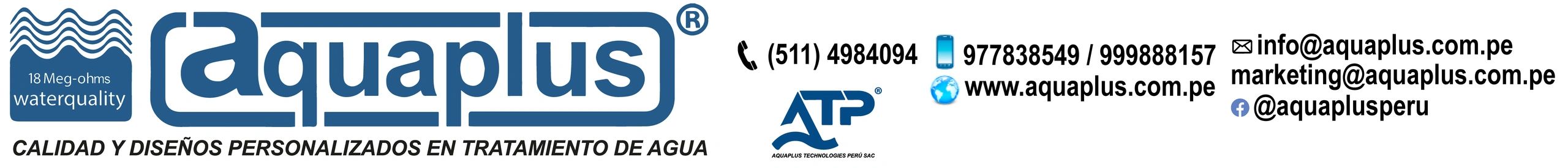 Tratamientos De Agua - Aquaplus Technologies Peru SAC