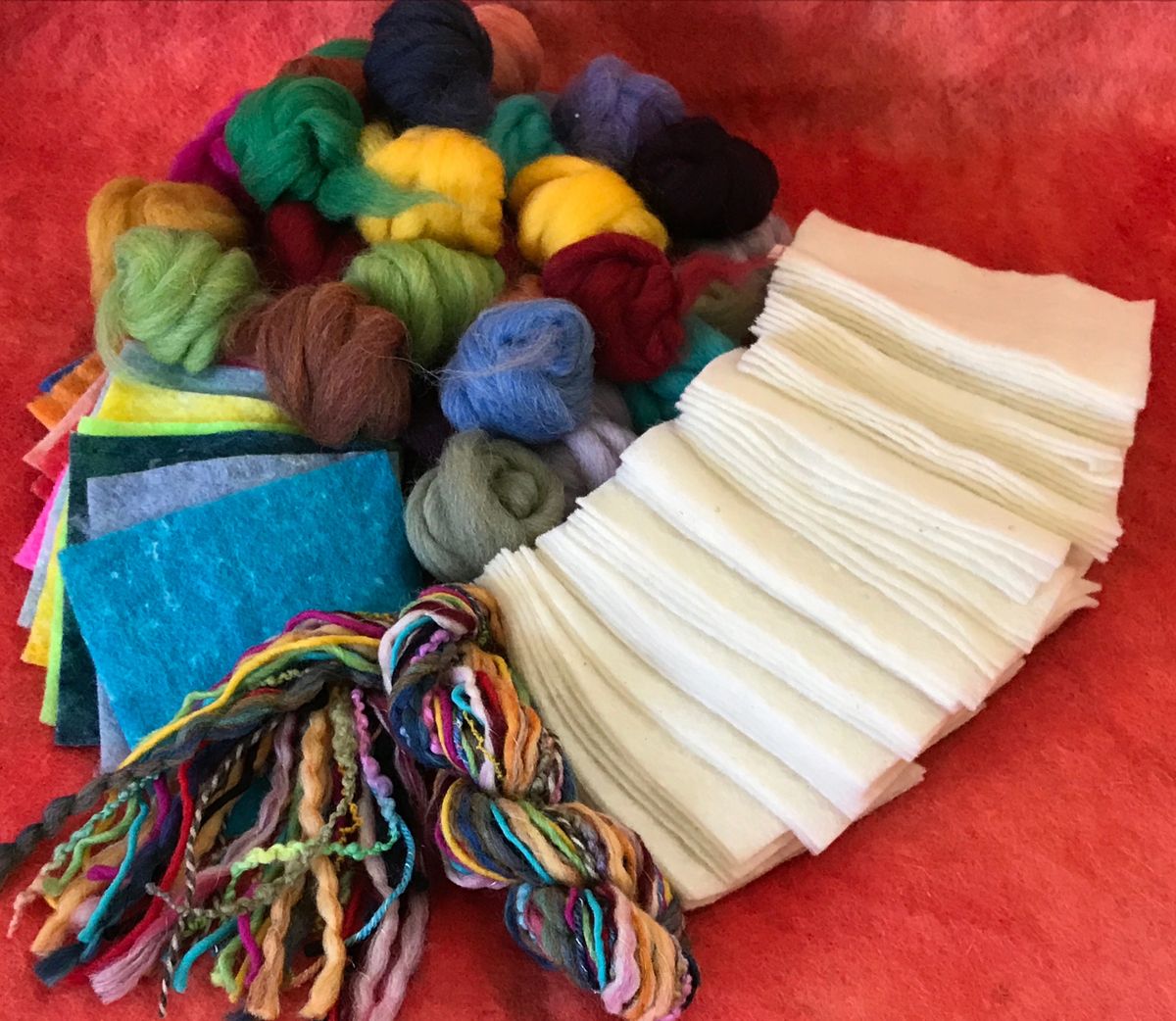 Let's Felt a Painting---Materials for 25