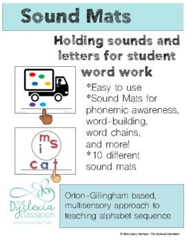 Sound Mats for Phonemic Awareness + Word Building