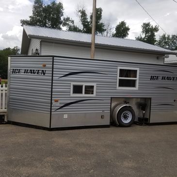 Luxury Ice Shacks | Gull Lake Fishing Charters
