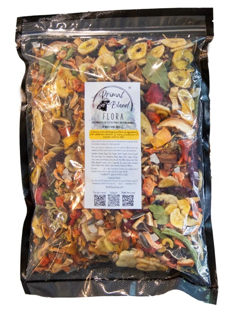FLORA- PrimalBlend Flora - parrot food designed for Eclectus parrots ...