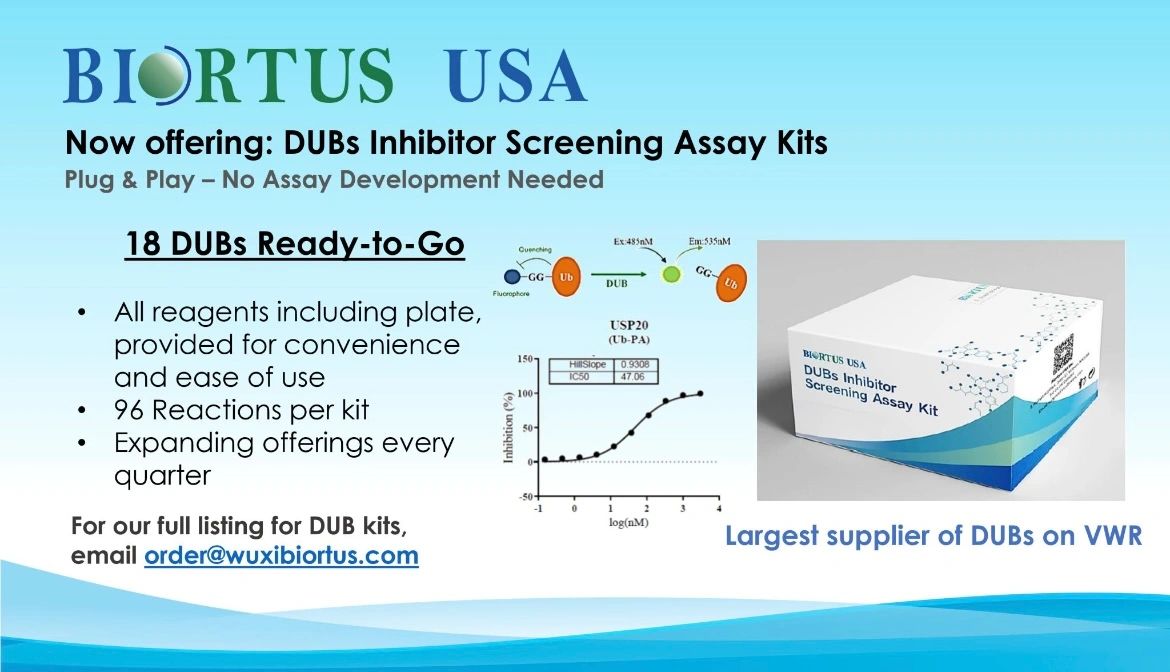 DUBs inhibitor screening assay kits