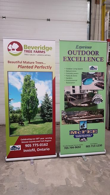 TEMPORARY SIGNS SAMPLES