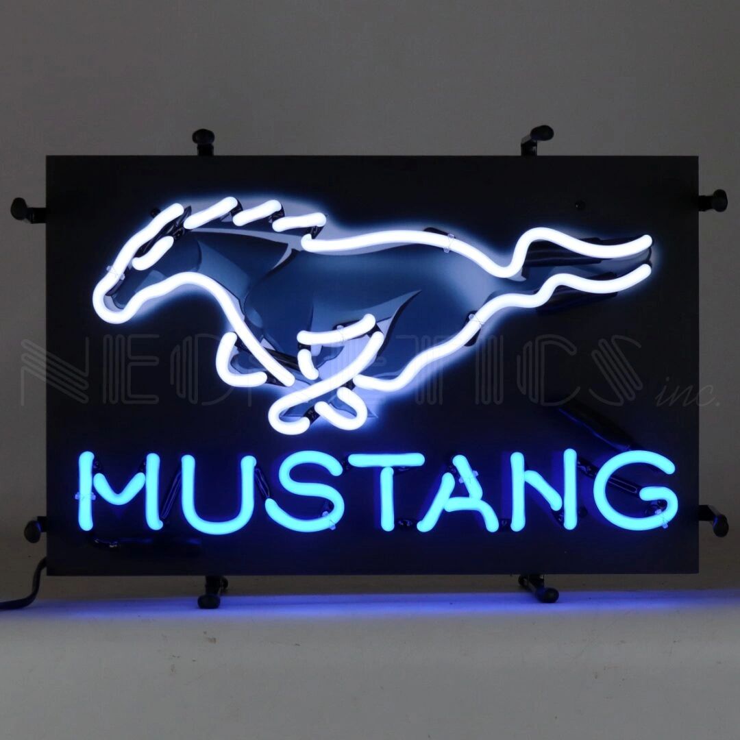 Neonetics Ford Mustang Neon Sign with Backing