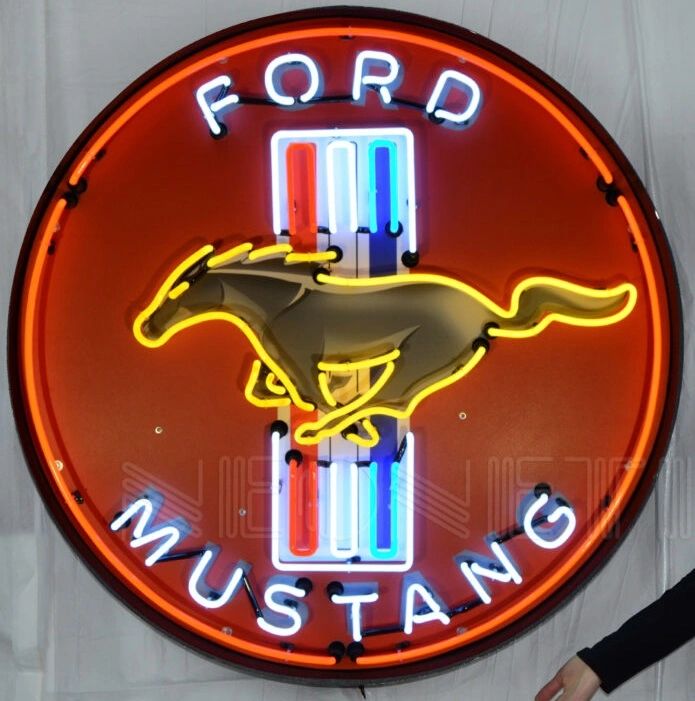 Neonetics 36" Ford Mustang Neon Sign in Steel Can - FREE U.S. SHIPPING!