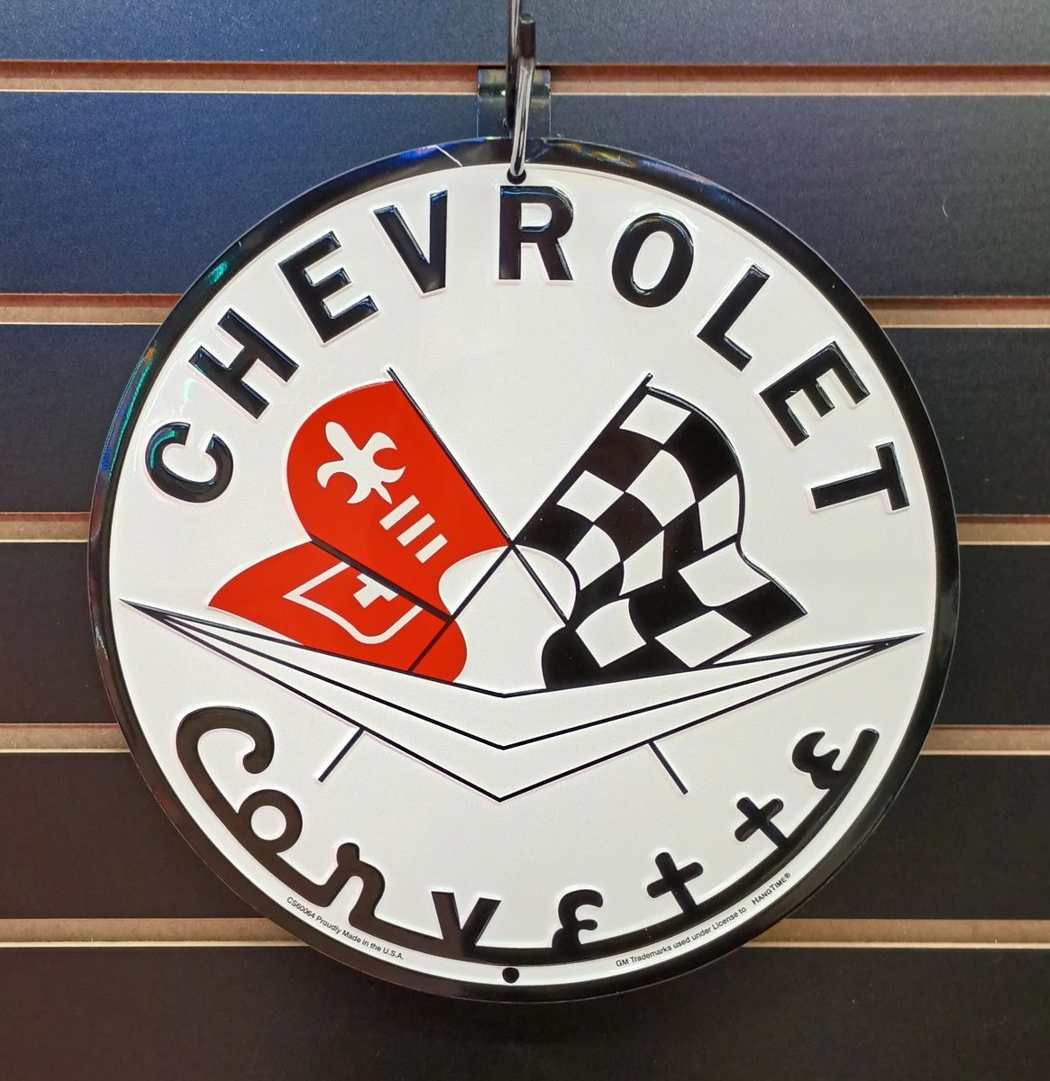 12" Chevrolet Corvette Sign Chevy Corvette Tin Signs