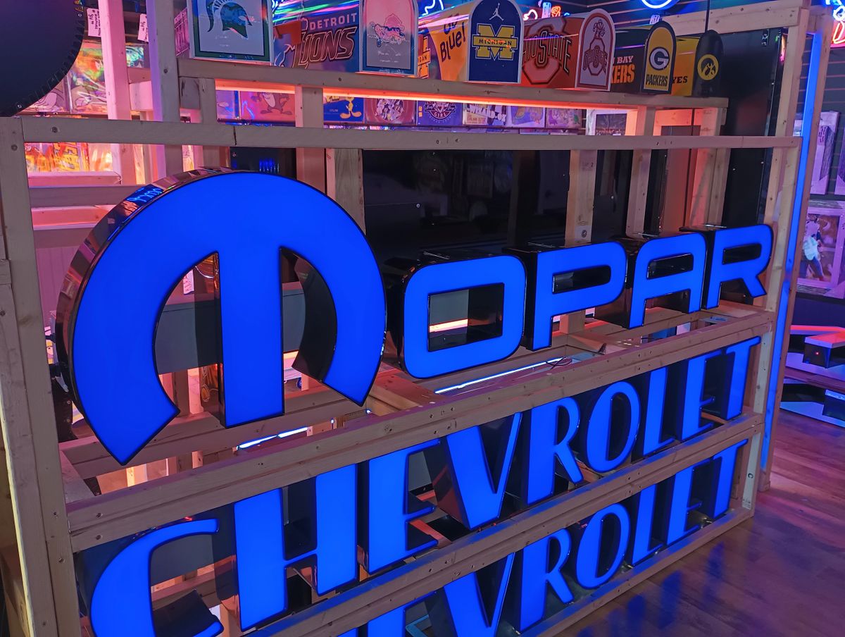 8 foot LED Mopar Sign