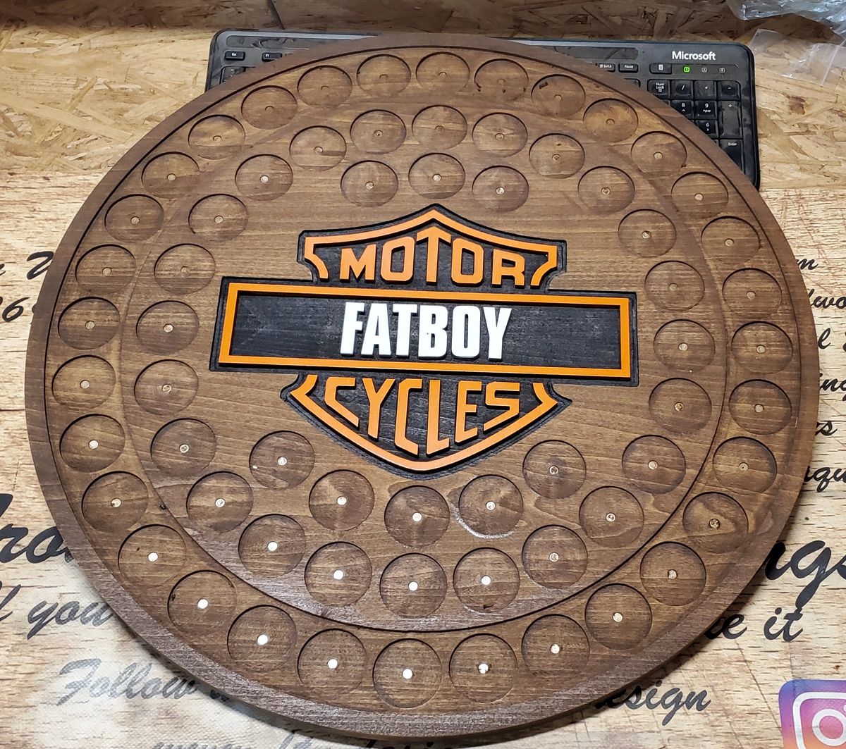 HD Round 74 Coin Poker Chip Sign