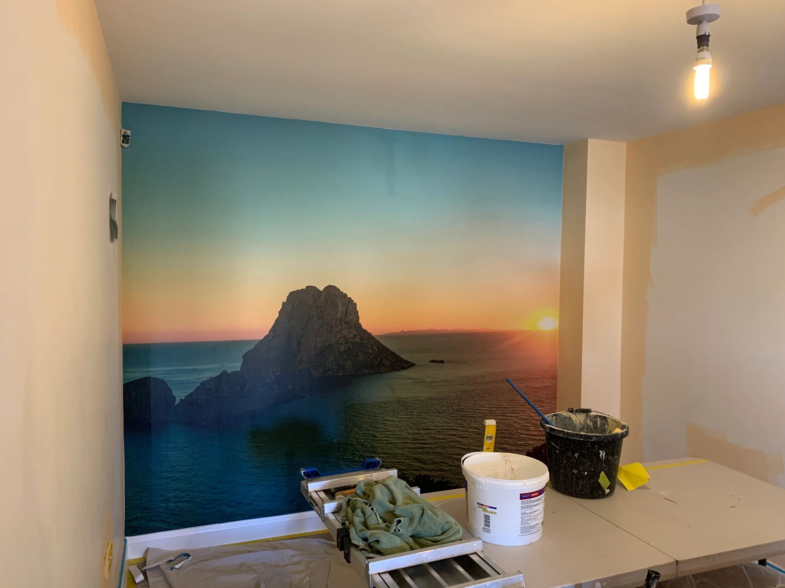 Sunset mural