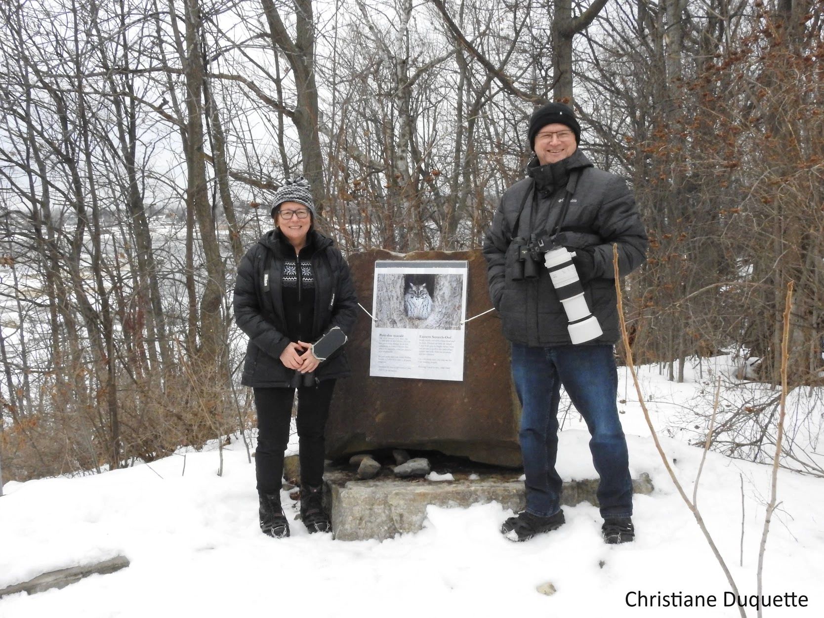 Inauguration au Parc de la Pointe-du-Buisson.