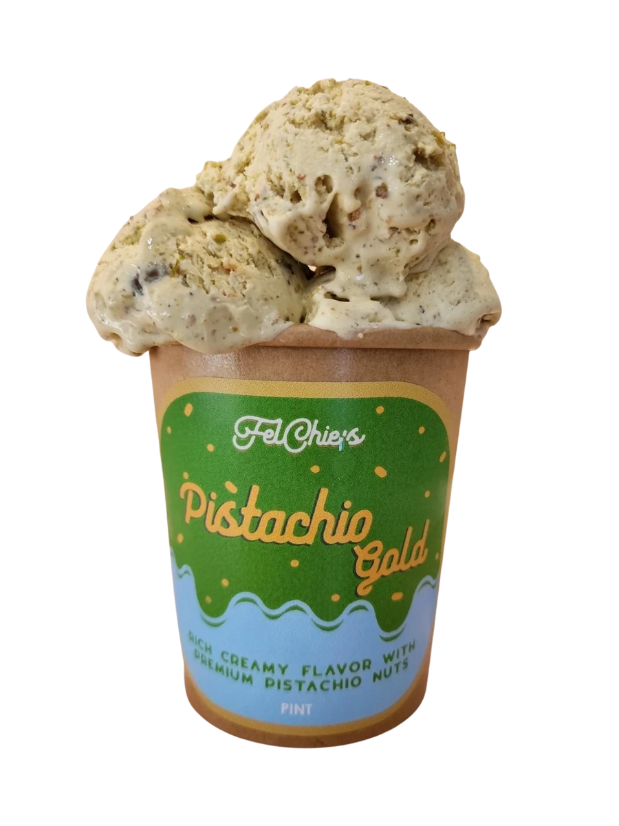 Pistachiogold. Super Creamy with lots of premium pistachio nuts