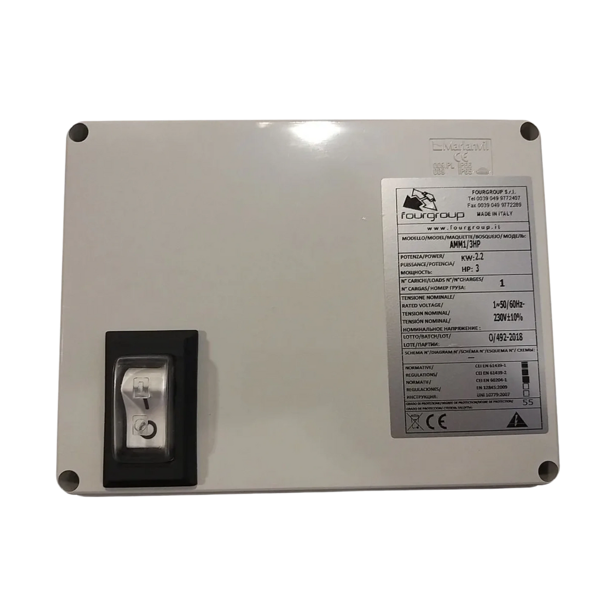 Capacitor Box 2.2kW (AMM1/3.0Hp 80uF 18amp)