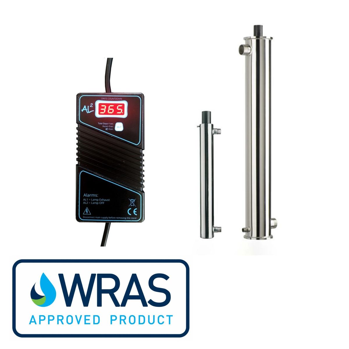 SITA UV 405C AL2 Ultra Violet System 30l/min, 3/4" Male Connection