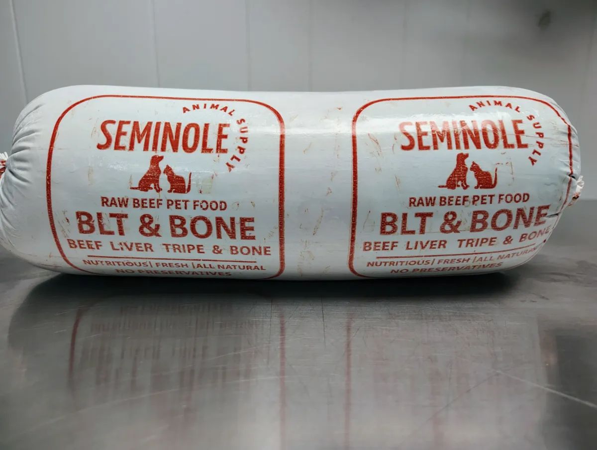 5LB RAW BLT BEEF, ORGANS, TRIPE & GROUND BONE