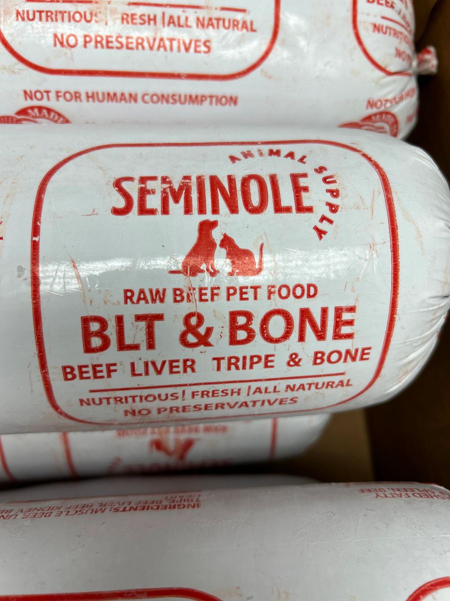 NATIONWIDE SHIPPING RAW BEEF BLT & BONE 2LB & 5LB